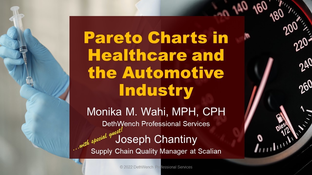Pareto Charts: Slide Presentation - DethWench Professional Services
