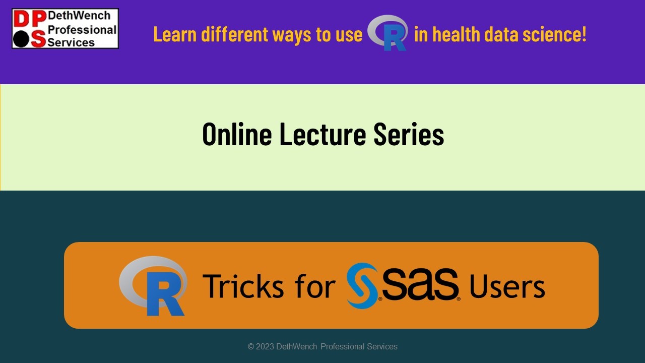 R Tricks For Sas Users Dethwench Professional Services 